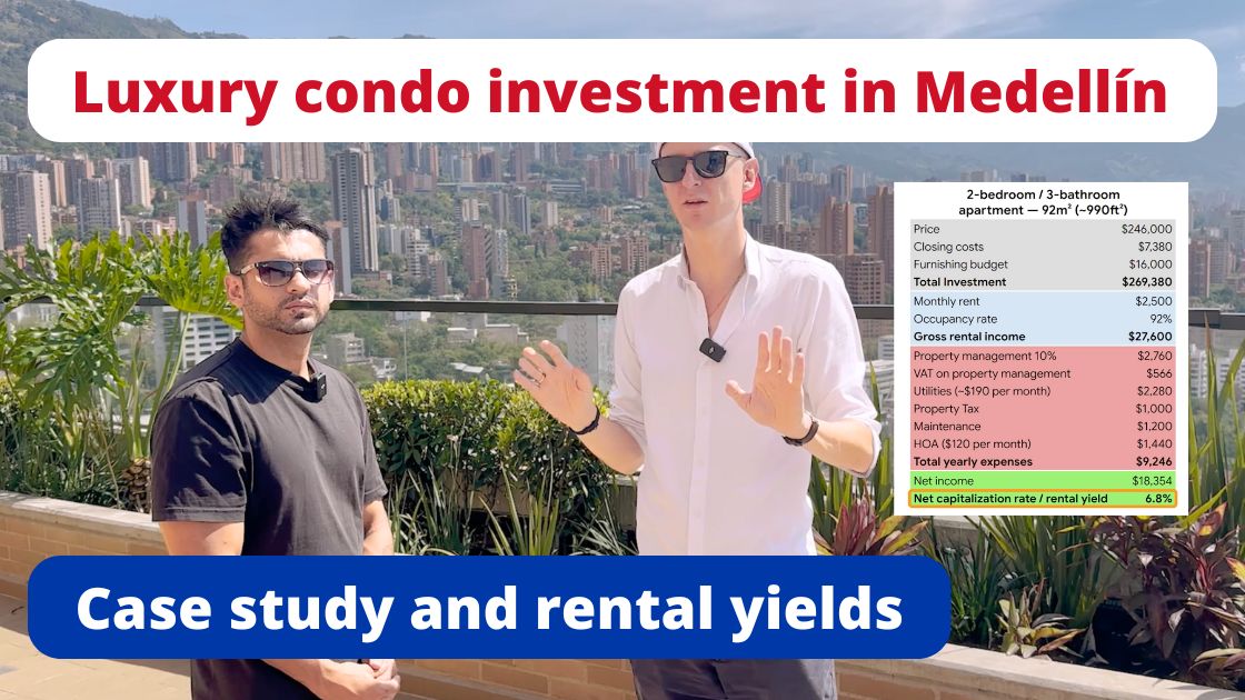 Cap rate analysis of condo in Medellin - decent real estate rental yields in El Poblado - The ...